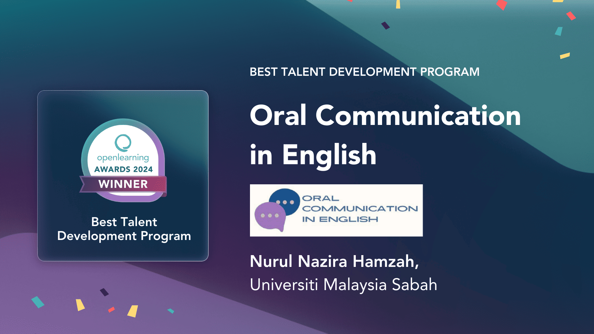 Announcing the Winners of the OpenLearning Awards 2024